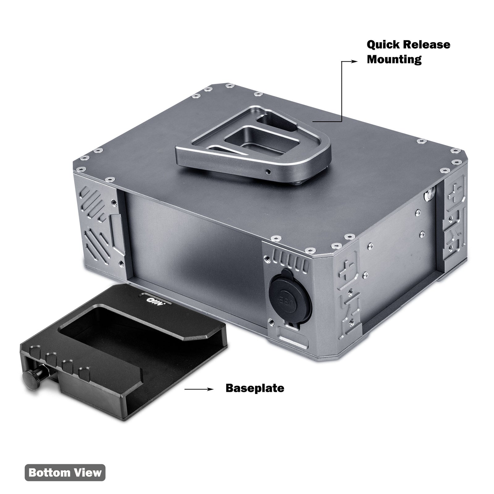 Omni Esk8 CNC Battery Box | Top Mounted Enclosure | DIY Electric Skate